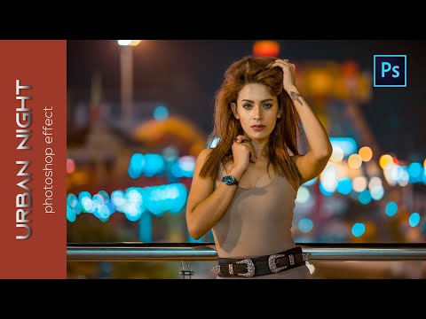 Photoshop cc Tutorial: Night orange and teal Preset | Photoshop free Camera Raw preset
