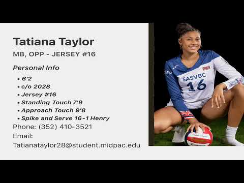 Tatiana Taylor 2025 Current Highlight