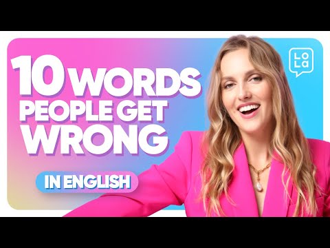 10 Words you say Wrong | American English
