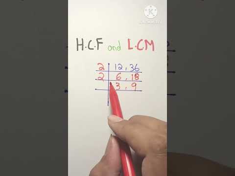 How to LCM & HCF