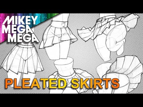 How To Draw SKIRTS FROM BASIC SHAPES