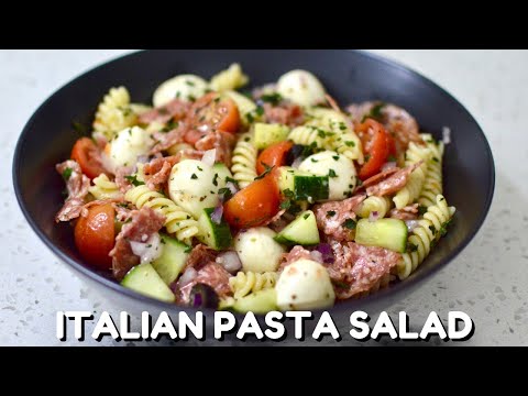 Italian Pasta Salad Ready to Serve in 15 min | Easy Pasta Salad Recipe
