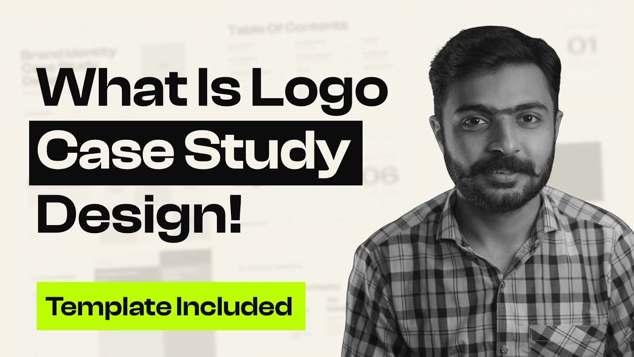 Logo Design Case Study Explained. Why Every Designer Needs One? Template Included