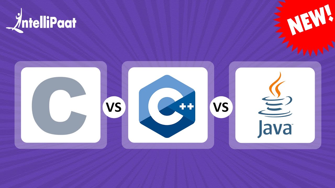C v/s C++ v/s Java | Difference Between C, C++ and Java | C and Java Difference | Intellipaat