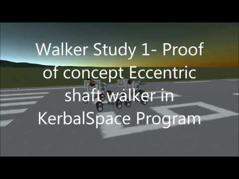 Steam Community :: Video :: Walker Study 1 _ Eccentric Shaft Walker In KSP