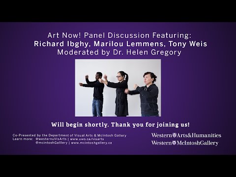 Art Now! & McIntosh Gallery Present: Ibghy & Lemmens in conversation with Tony Weis