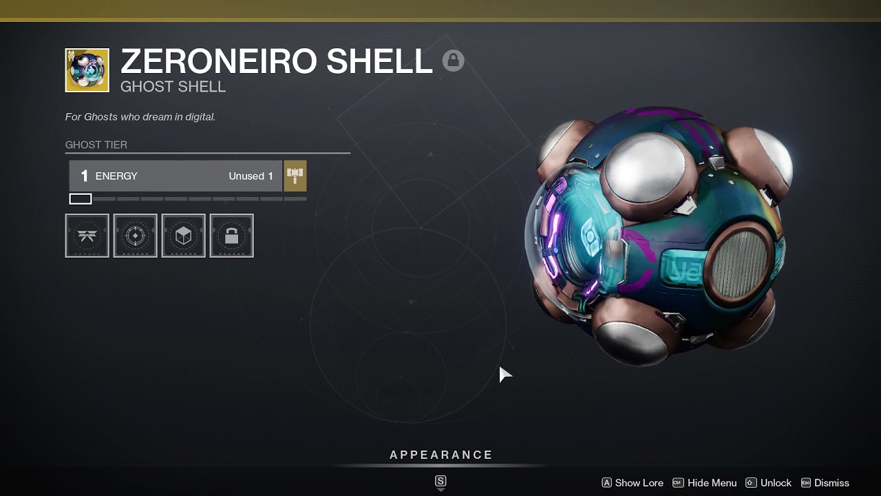 Unpredictable Triumph & Zeroneiro ghost shell | Destiny 2