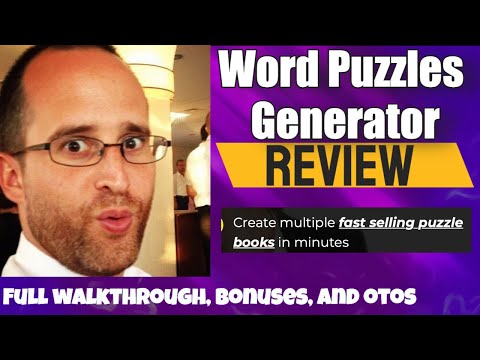 Word Puzzles Generator review