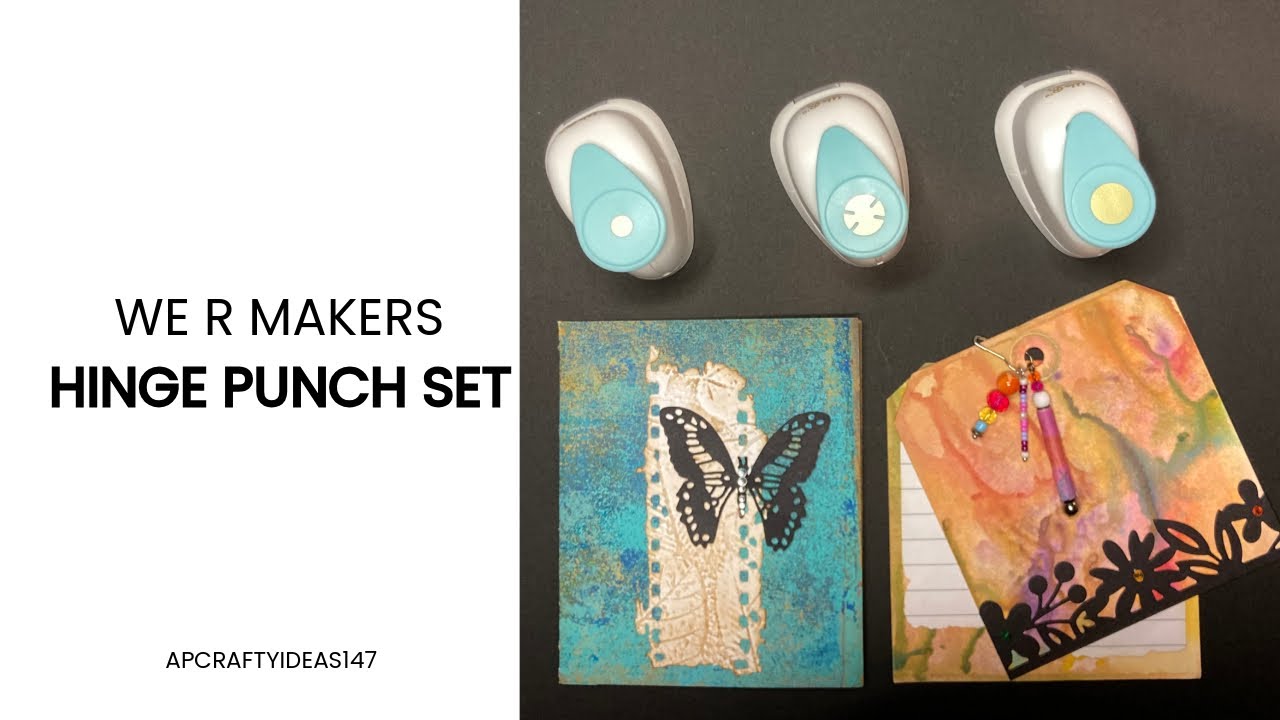 WE R MAKERS HINGE PUNCH SET