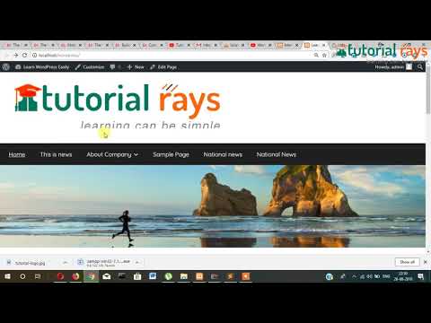 Learn 10 WordPress How to create and use new menu By Tutorial Rays | Umar Rahman - Mind Luster