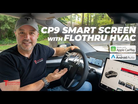 New Tesla Model 3 / Y Center View MSX-CP9 Screen with Apple CarPlay / Android Auto & FloThru HVAC!