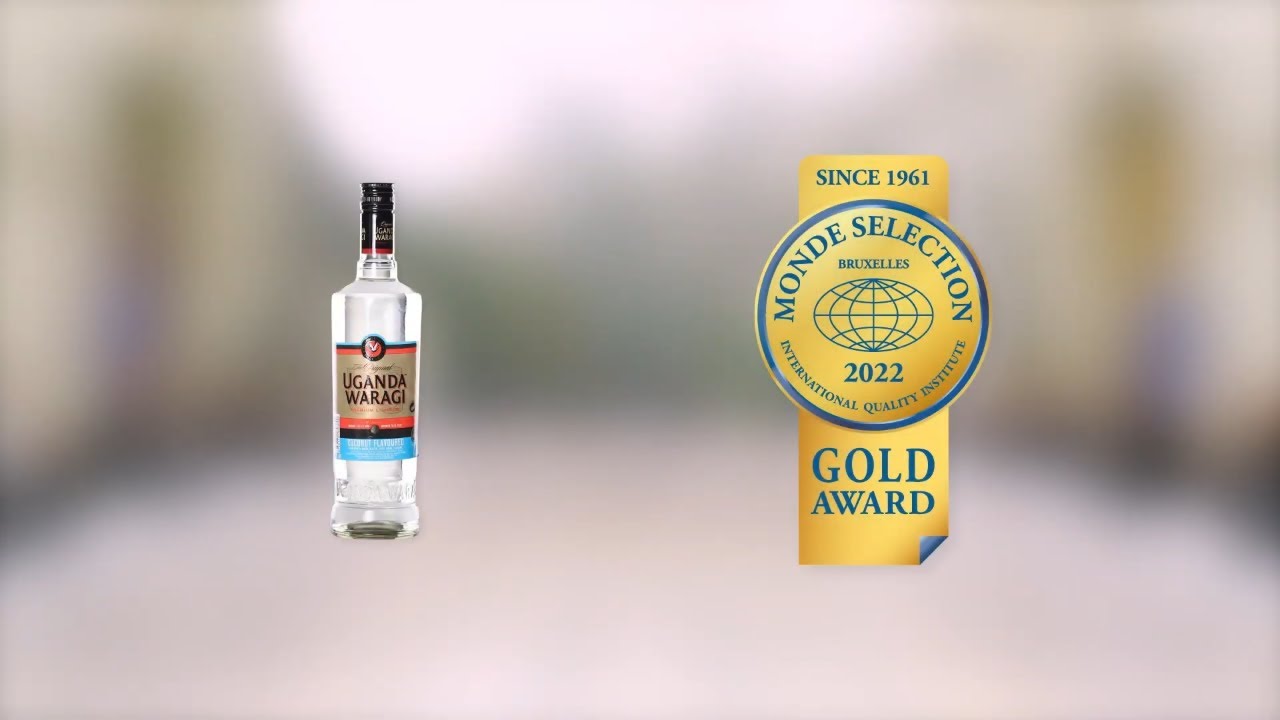 Uganda Waragi Coconut - Gold Quality Award 2022 from Monde Selection