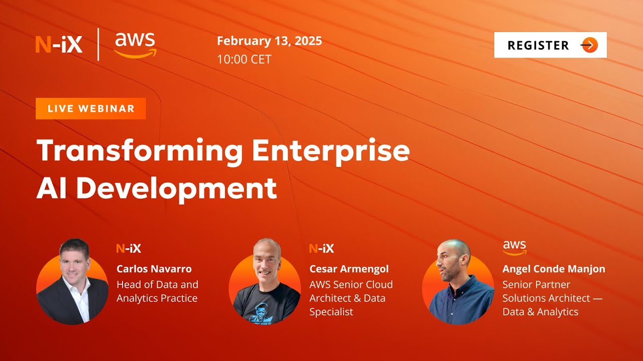 Online Webinar: Transforming Enterprise AI Development