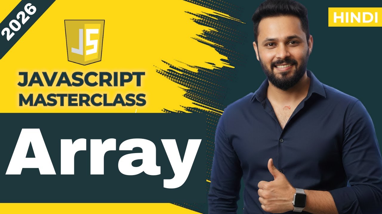 Javascript tutorial in Hindi #25 Array Tutorial for Beginners | Array Definition, Operations