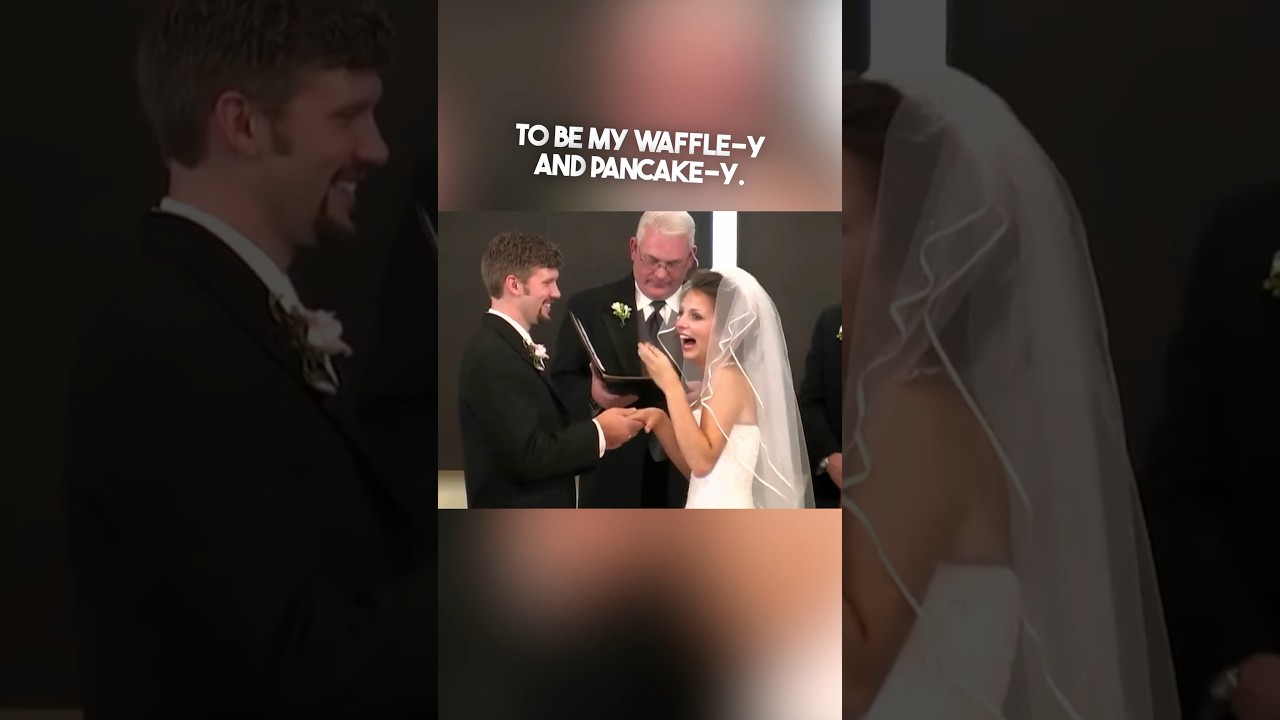This bride couldn’t stop laughing during their wedding 😂 @gvideo04