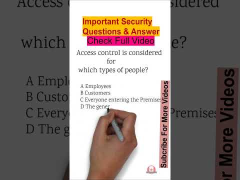 Important security questions for Canada Security guard Test #security #canadashorts #2023