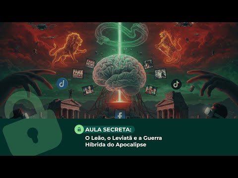 Aula Secreta: O Leão, o Leviatã e a Gu3rra Híbrida do Apocalipse | Maria Pereda P.hD