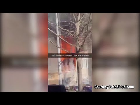 Village Green Apartments fire in Raleigh (Patrick Calhoun)