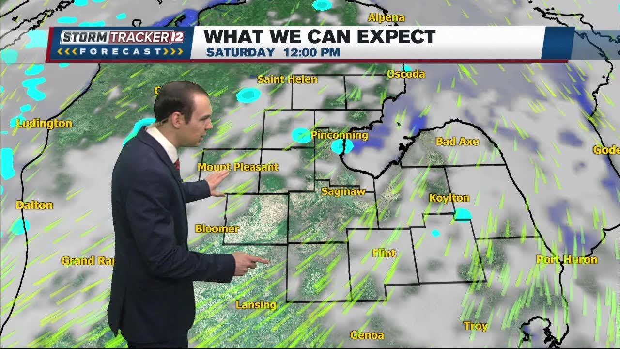 StormTracker 12 Alert Day after 8pm north of the Saginaw Bay