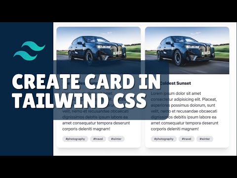 How to create card in Tailwind css?