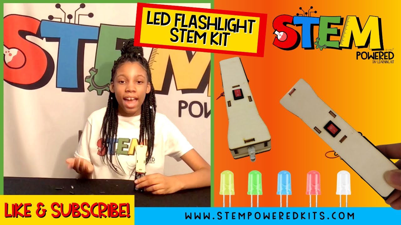 LED Flash Light | STEM Kit | Science At Home | Quick DIY Tutorial