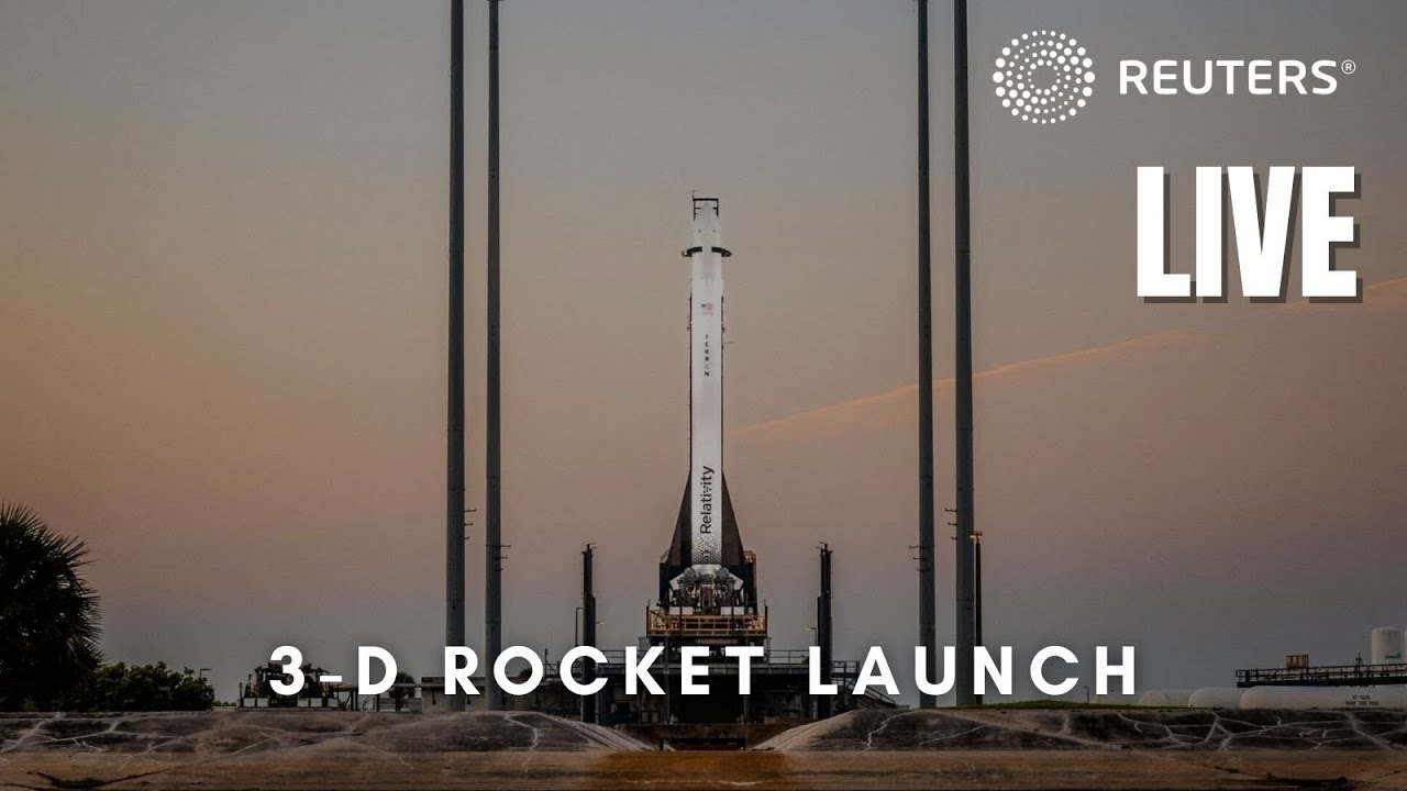 LIVE: Relativity Space to launch world's first 3D-printed rocket