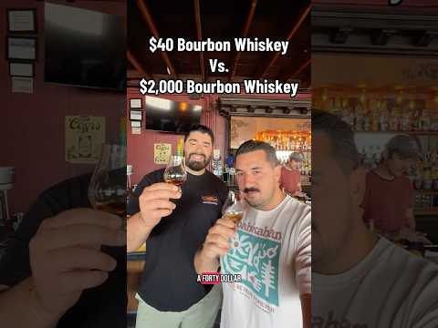 $40 Bourbon Whiskey Vs. A $2,000 Bourbon Whiskey! Eagle Rare 10 Year vs Double Eagle 20 Year