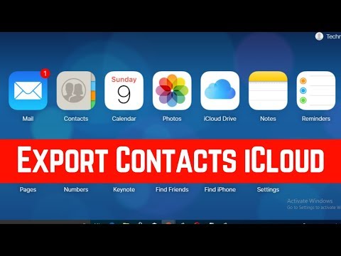How to Export Contacts from iCloud