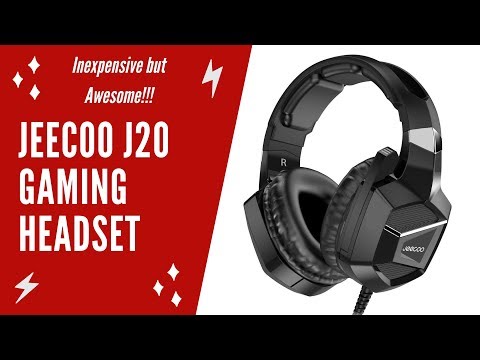 Best Gaming Headset Under $25?  Jeecoo J20 Unboxing and Initial Review