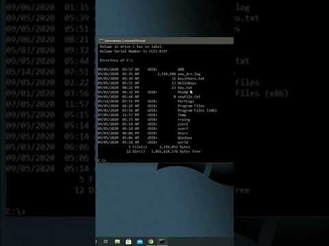 Basic CMD Command Del Delete File in CMD #del