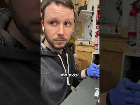 Can you break the warranty sticker? #computer #gaming #laptop #shorts #tech #technology