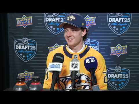 2025 NHL Draft Media Availability - Cameron Reid (23rd Overall, Nashville Predators)