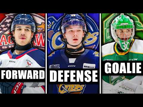 TOP 10 PROSPECTS IN EVERY POSITION IN THE 2025 NHL DRAFT!