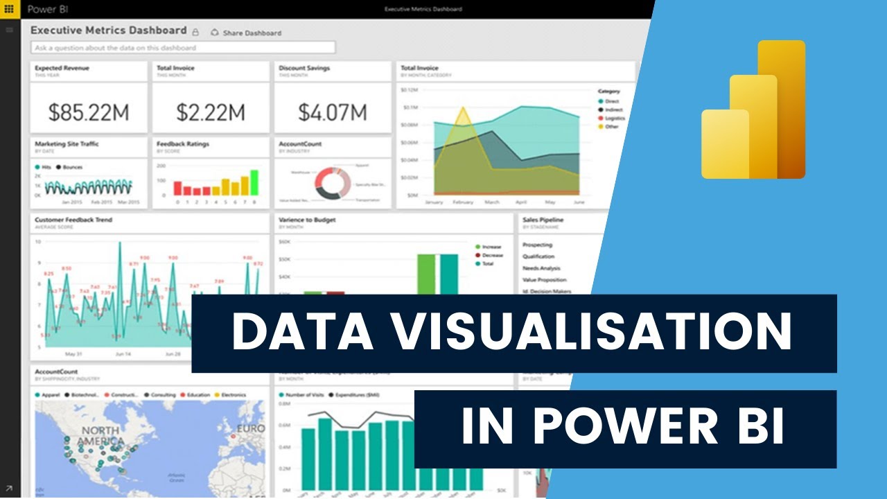 Data visualisation with Microsoft Power BI