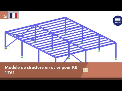 Modèle de structure en acier pour KB 1761