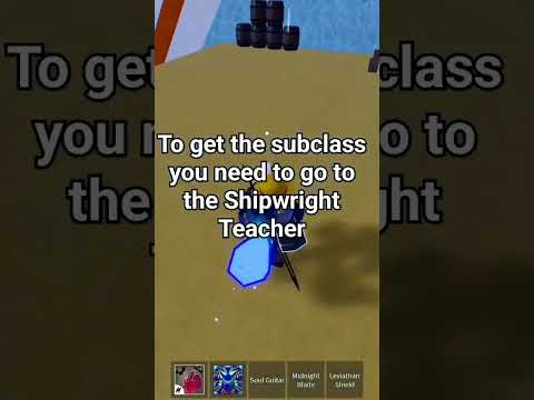 How to get the Shipwright subclass in Blox Fruits #roblox #bloxfruits