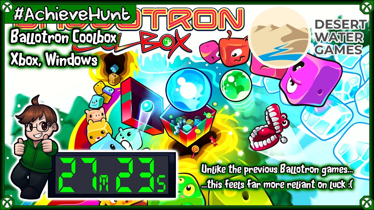 #AchieveHunt - Ballotron Coolbox (Xbox) - 1000G in 27m 23s!