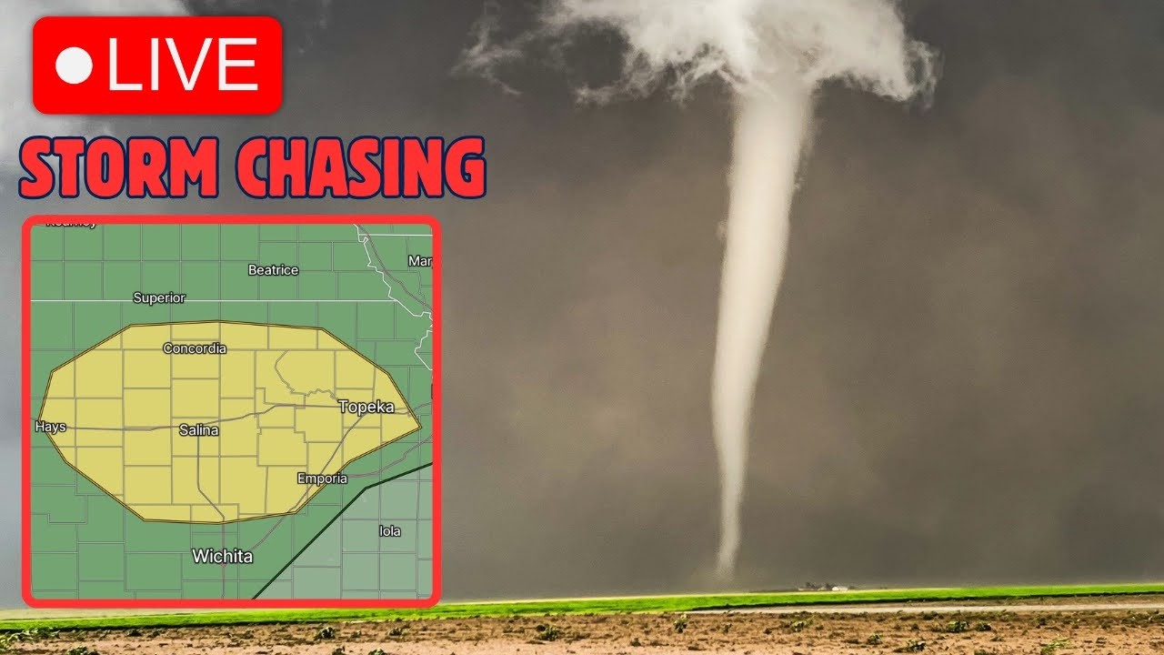 KANSAS LOW END SEVERE THREAT: LIVE STORM CHASER