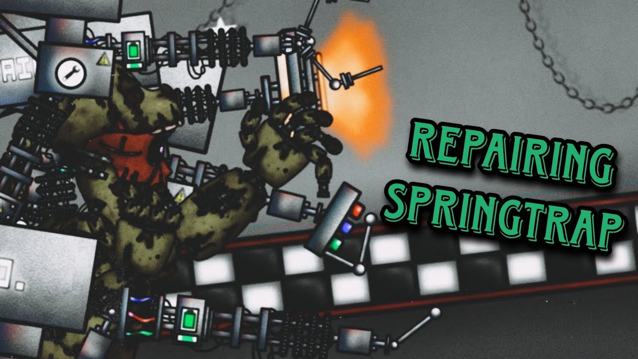 | REPAIRING SPRINGTRAP | DC2 | TOTALLYNOTBLAZE | #fnaf #dc2 #animation |