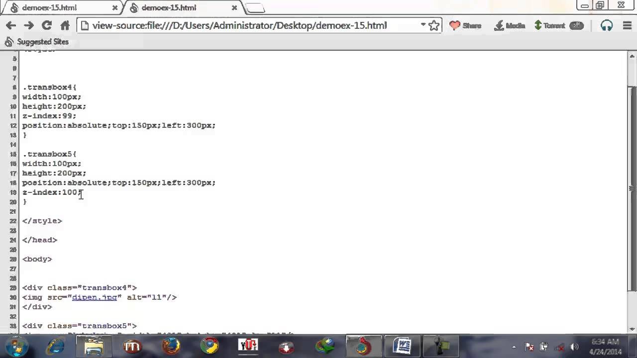 overlapping two image in CSS