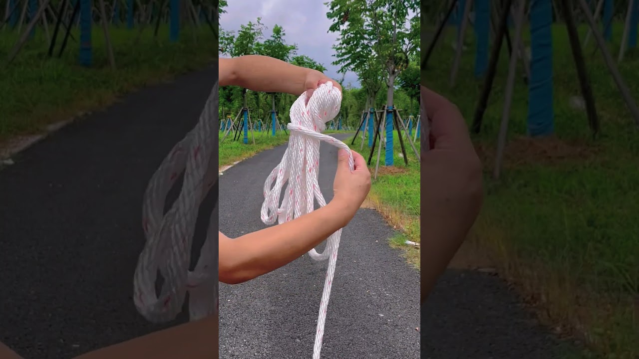 The Better Way to Coil Rope  #lifeskills  #knots