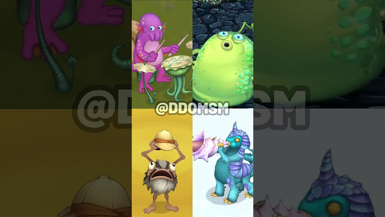 Best MSM Quartets | Part 20 (My Singing Monsters) #shorts #msm #mysingingmonsters