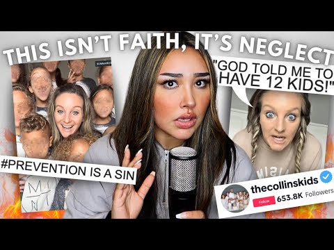 Big TikTok Families Like "TheCollins" Say It’s a Sin To Not Have 12 Kids- Because They’re In A Cult.