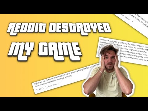 Reddit Critiqued My Work - Did I Take Their Advice? - Dev Log 9 - Unreal Engine 5