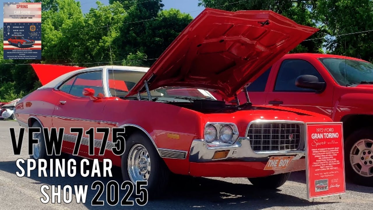 vfw post 7175 spring car show 2025 | youtube channel exclusive | north shelby county