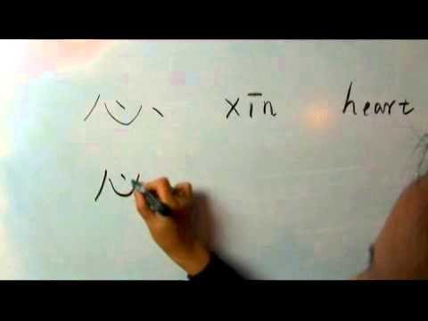 Chinese Symbols for Heart
