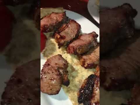 Hot BBQ in the restaurant BBQ #short