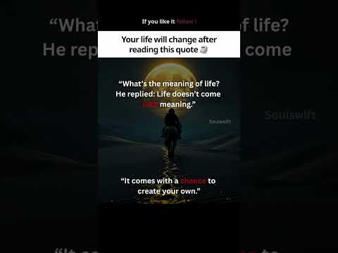 What is the meaning of life? #quotes #life