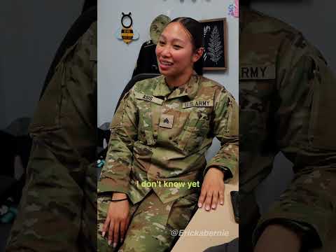 What do you want to do in the U.S Army? Drill Sergeant?