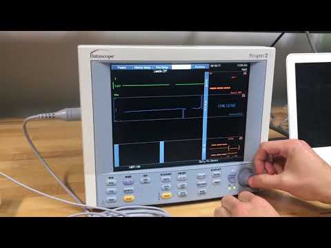How to Select your ECG Cable on a Datascope Passport 2